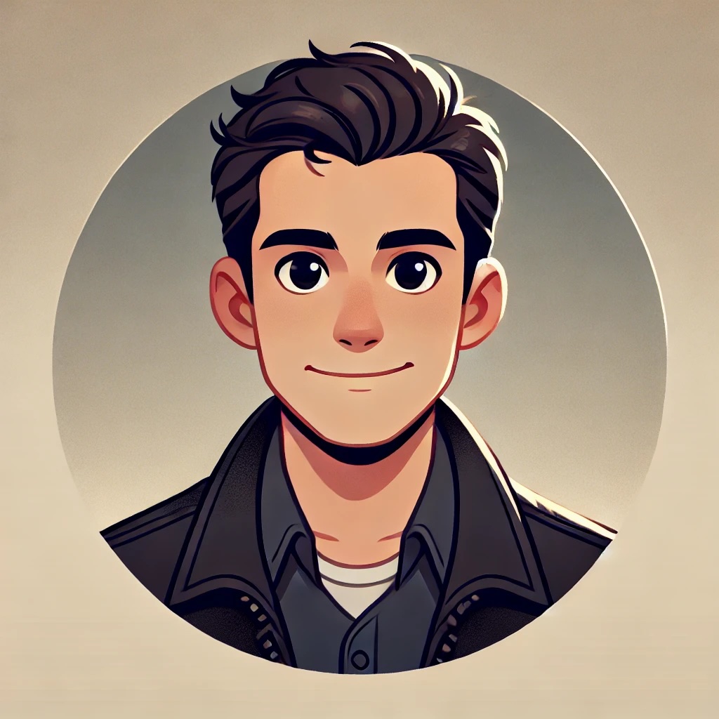 DALL·E 2024-09-19 16.06.38 - Create an animated version of a male ...